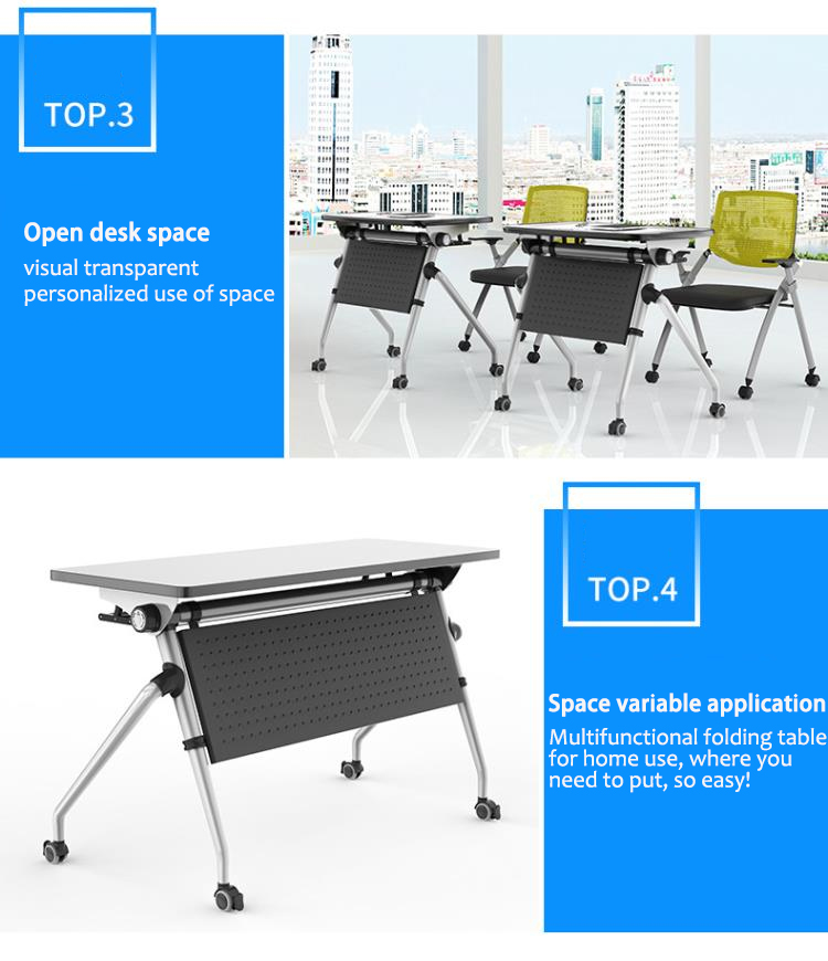 MFC Panel Movable Foldable Modular Conference Room Tables for Office ...